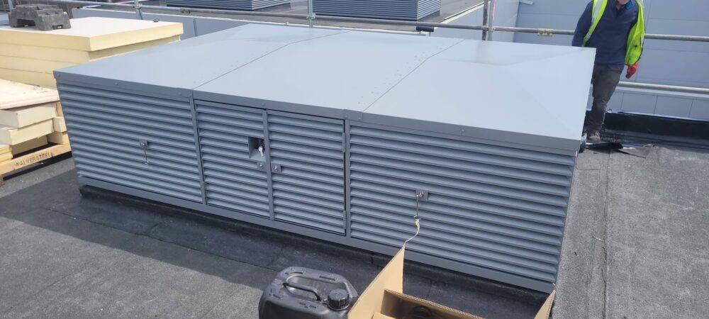 Oldham - Penthouse Louvres with access doors | Bridge Louvre